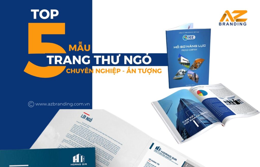 Top 5 mẫu trang thư ngỏ Profile ấn tượng năm 2025