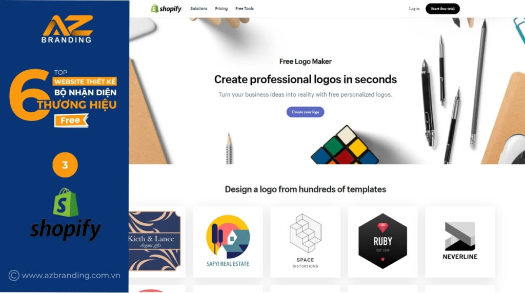 Top 6 website thiết kế bộ nhận diện thương hiệu miễn phí
